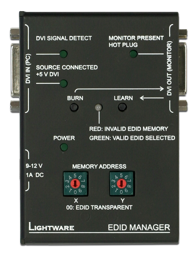 EDID-Manager emuliert immer die gewünschte Auflösung, VIDELCO Europe ...