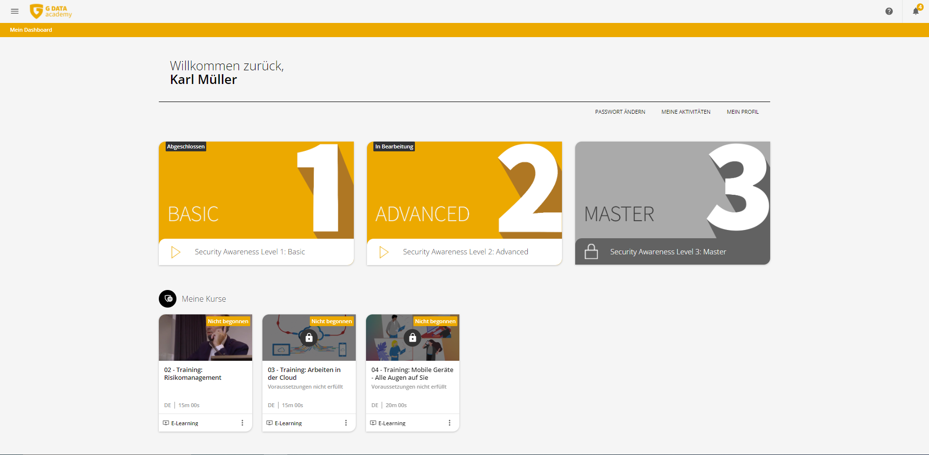 Neu: Mit 3-Level-Plan zu mehr Security Awareness, G DATA CyberDefense ...