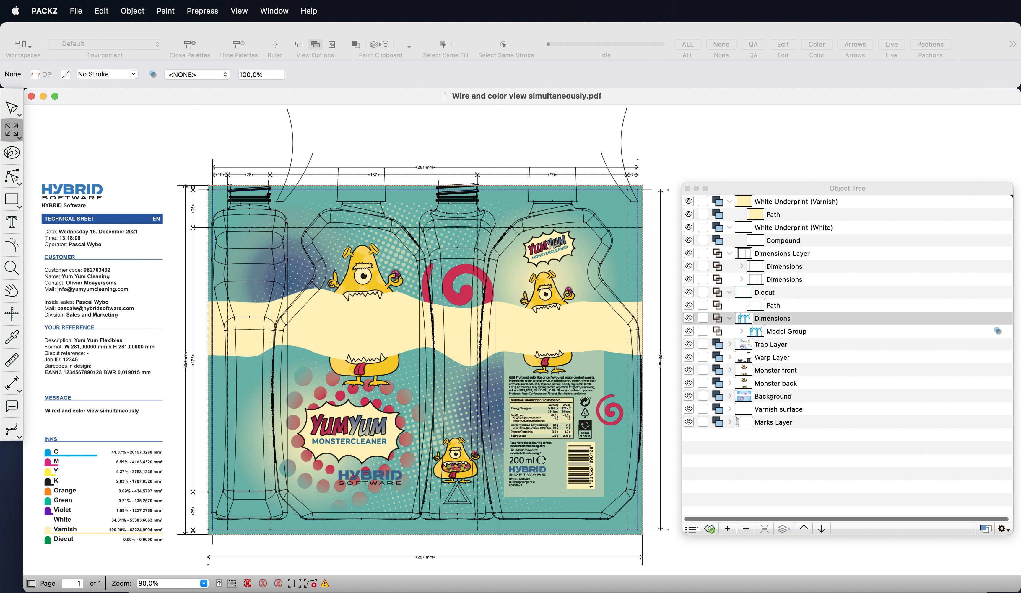 HYBRID Software Announces Release of Version 7.5 of PACKZ PDF Editor for Labels & Packaging ...