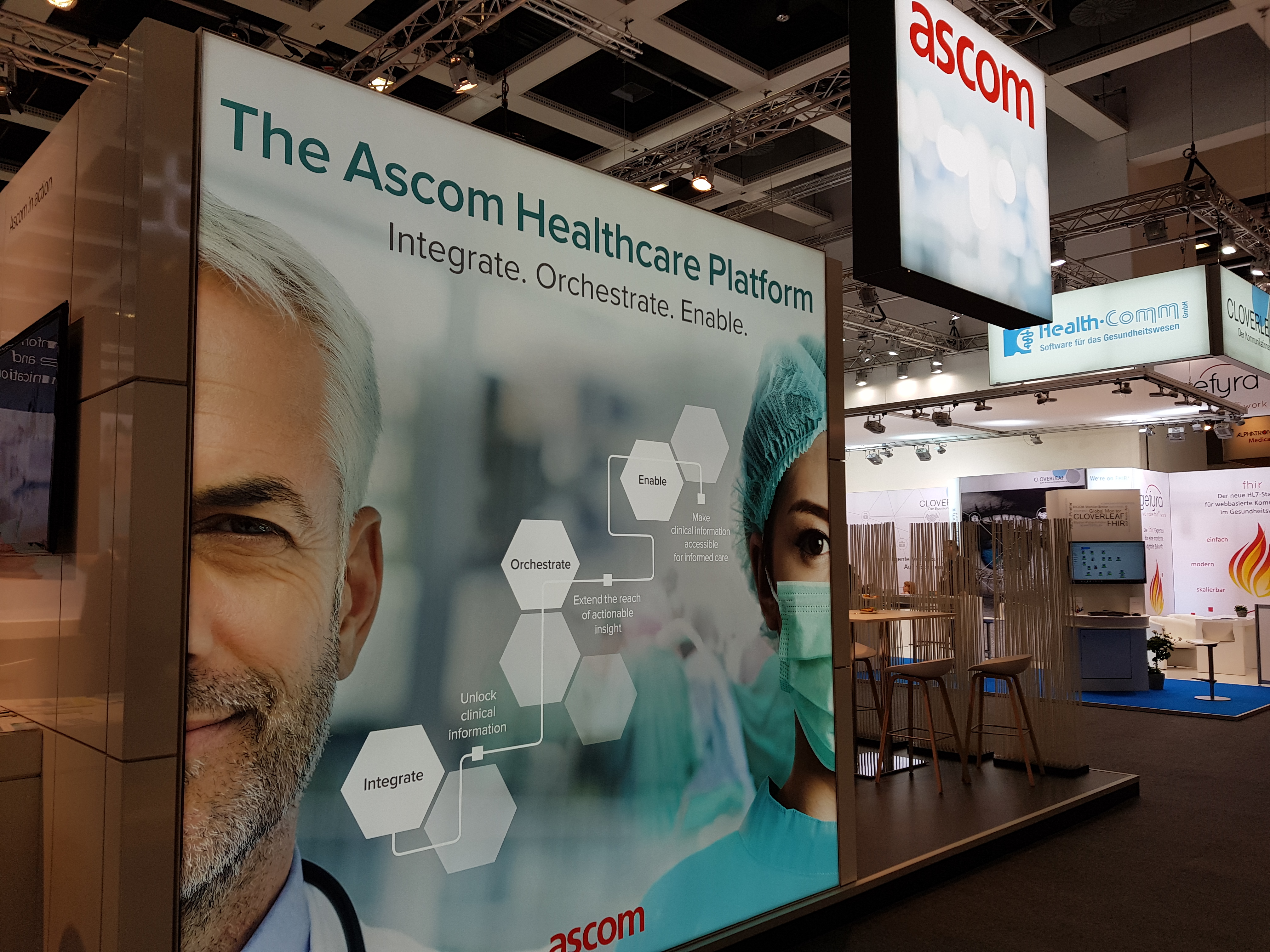 Großer Andrang die „Ascom Healthcare Platform“ kennenzulernen, Ascom ...