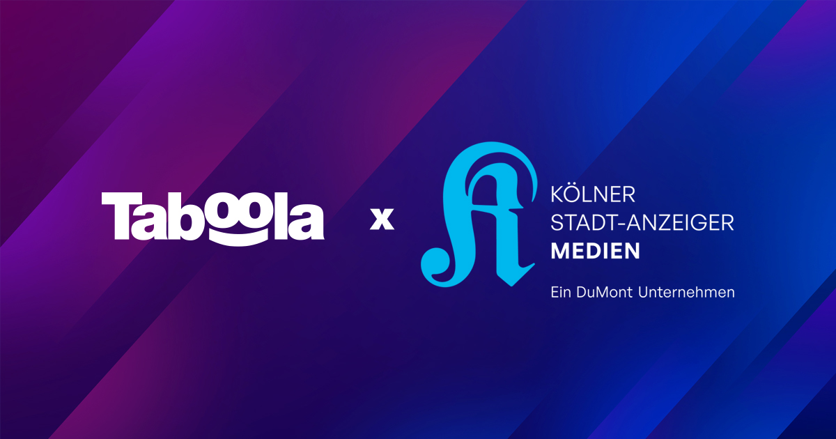 Taboola gewinnt die Kölner Stadt-Anzeiger Medien als neuen Publisher ...