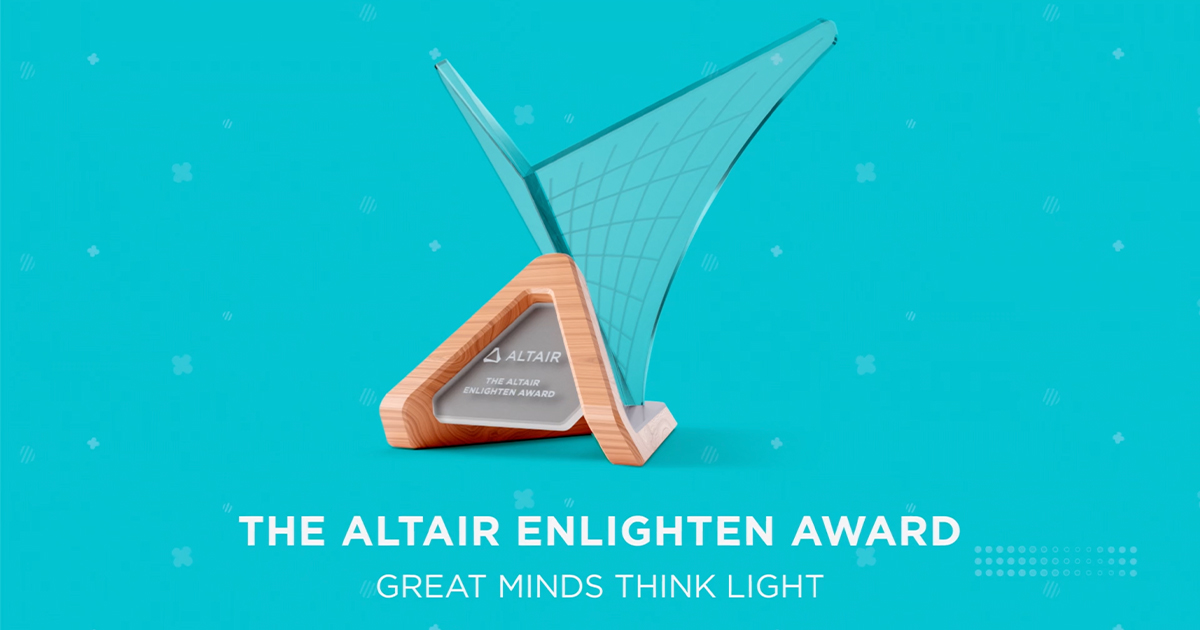 Bewerbungen für den Altair Enlighten Award 2025 sind ab sofort möglich ...