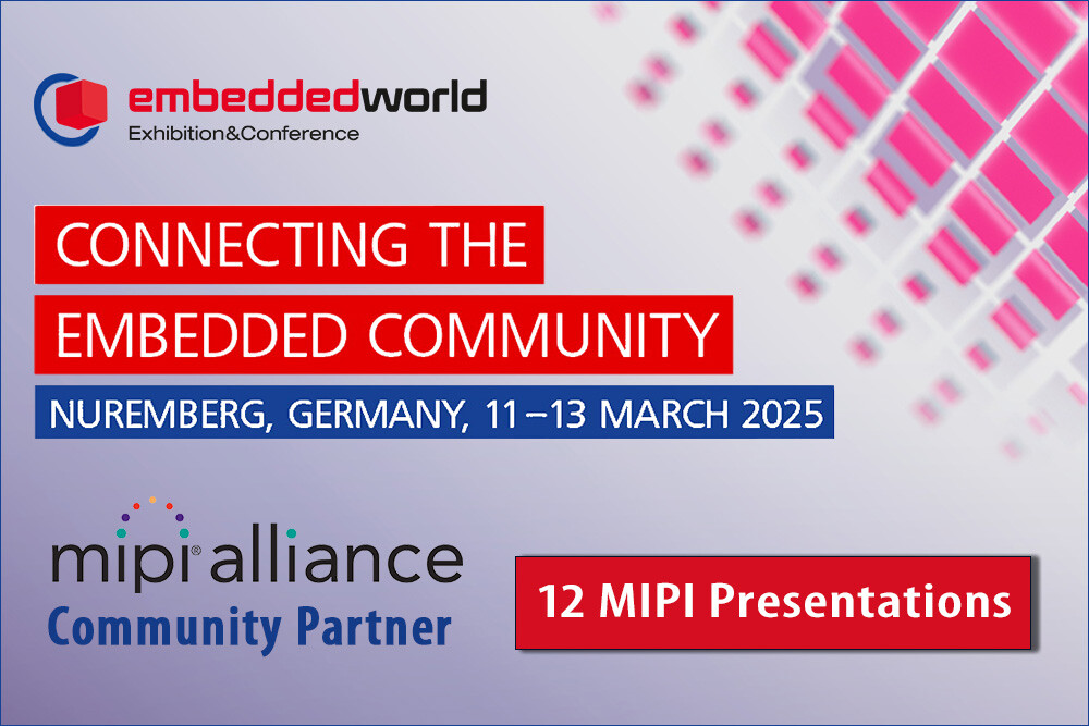 MIPI Vortrags-Programm auf der Embedded World Conference 2025 (in ...
