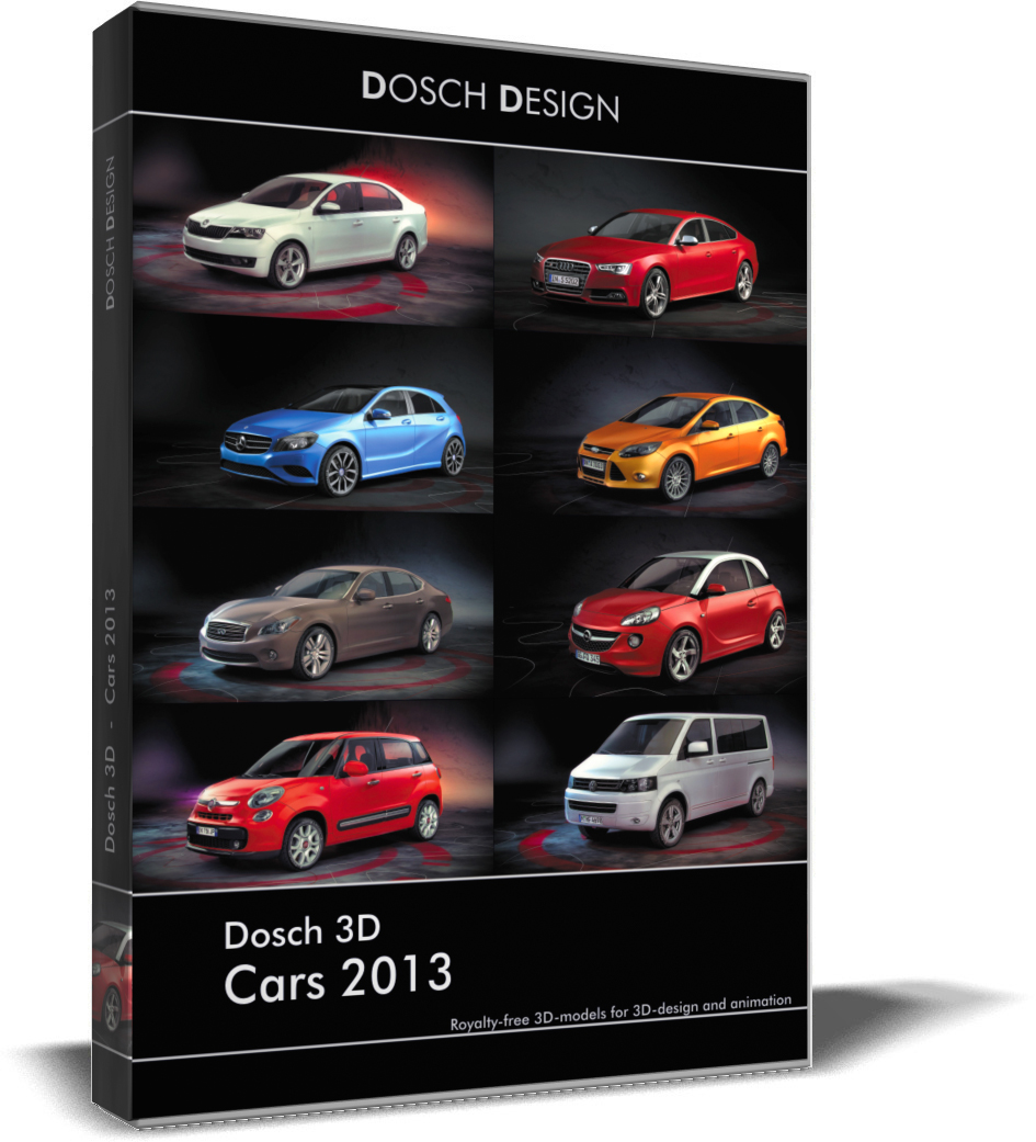 DOSCH 3D: Cars 2013 - DOSCH DESIGN veröffentlicht 3D-Modelle aktueller ...