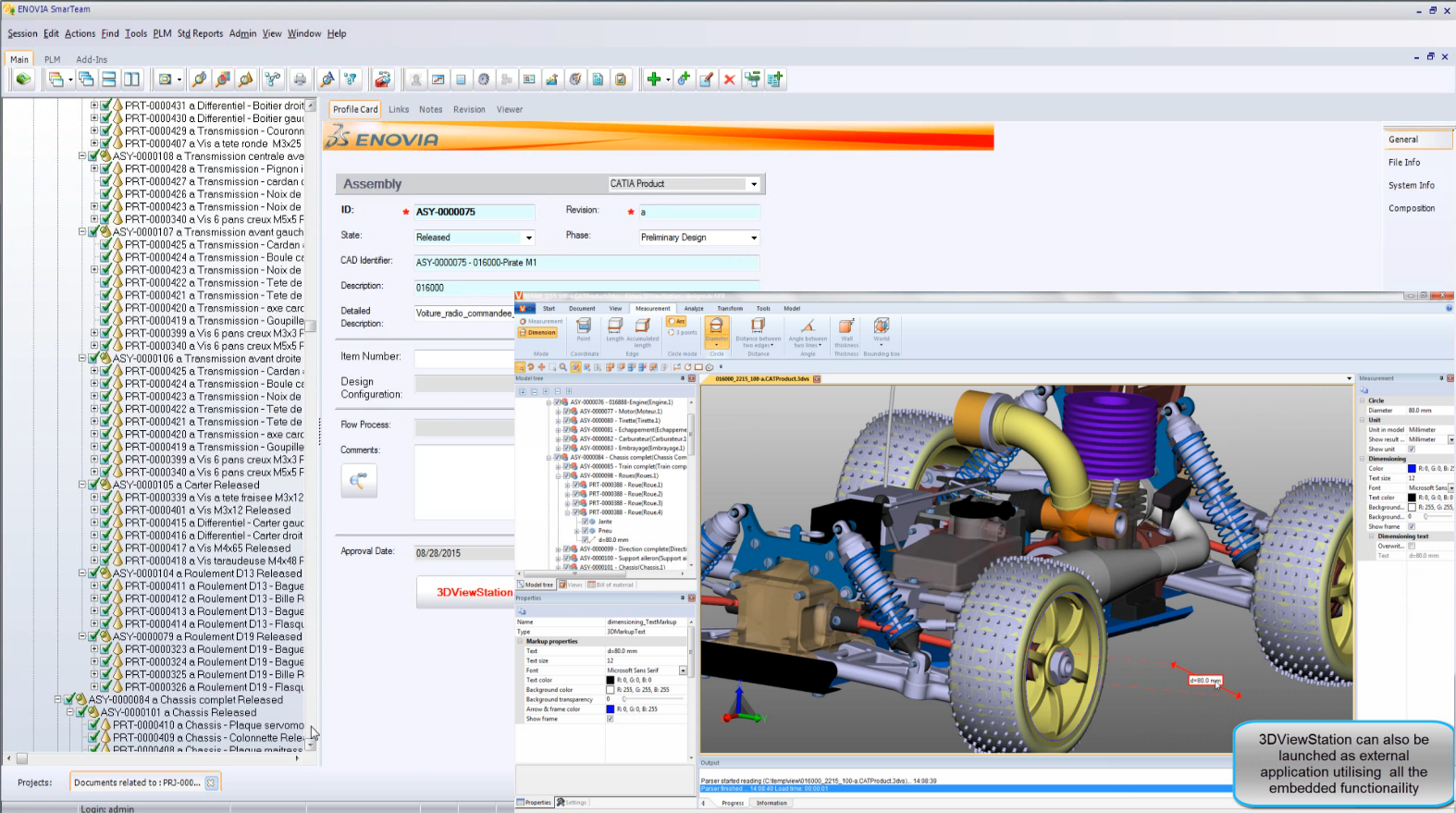 Schnelle MultiCAD Visualisierung für ENOVIA SmarTeam mit der KISTERS 3DViewStation, KISTERS AG ...