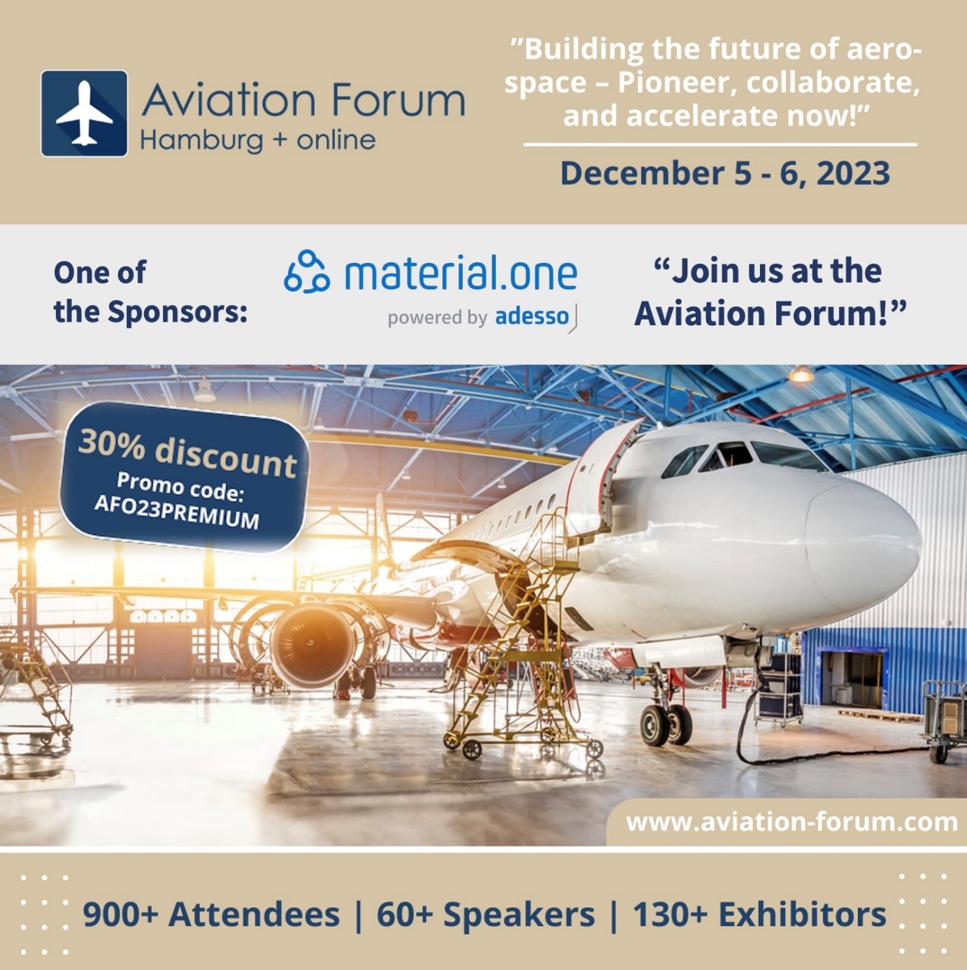 material.one AG and adesso SE are Sponsors of the Aviation Forum 2023 ...
