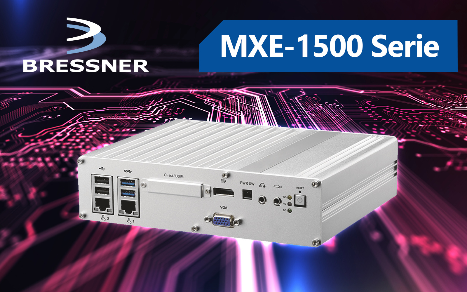 Neu bei BRESSNER: Lüfterlose Embedded Computer im Kleinformat, Bressner ...