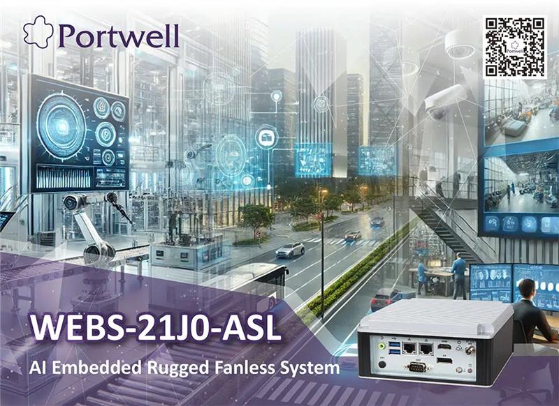 Portwell erweitert mit WEBS-21J0-ASL und Hailo-8™ AI-Modul die Edge-AI-Fähigkeiten für ...