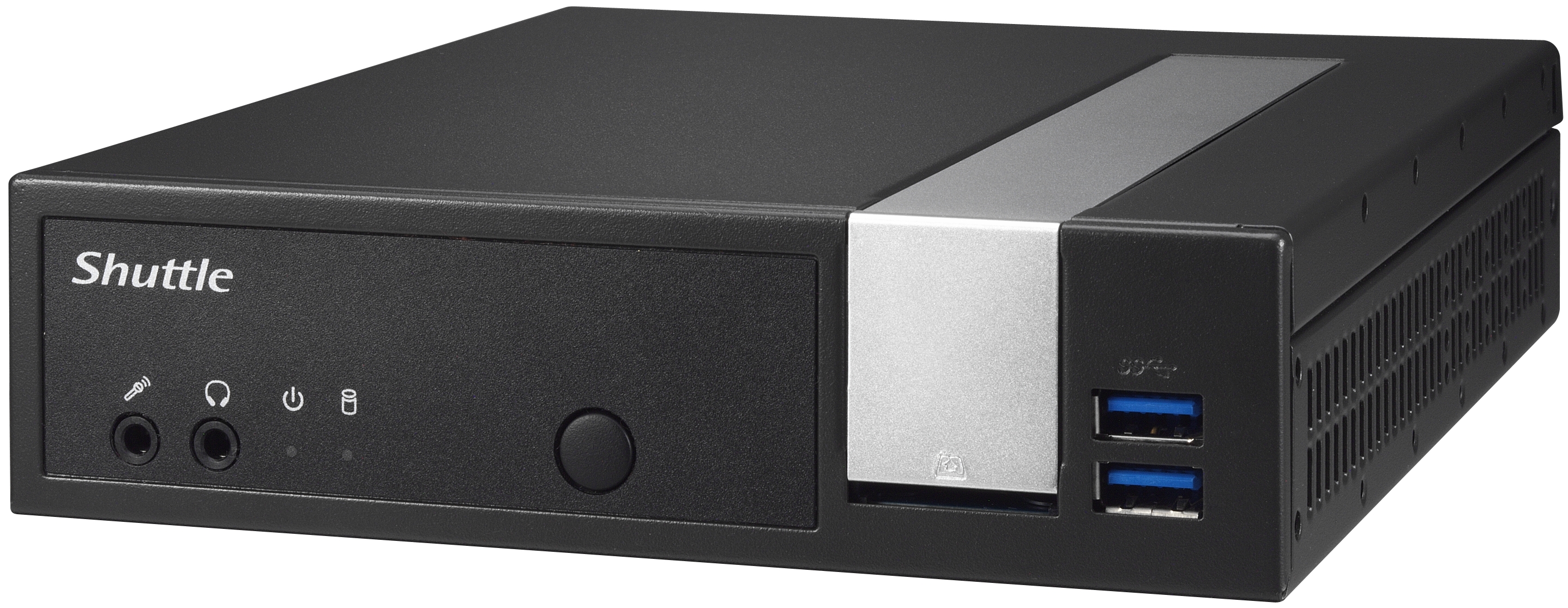 Kompakter Fanless-PC mit Option zur 4G-Datenübertragung, Shuttle ...