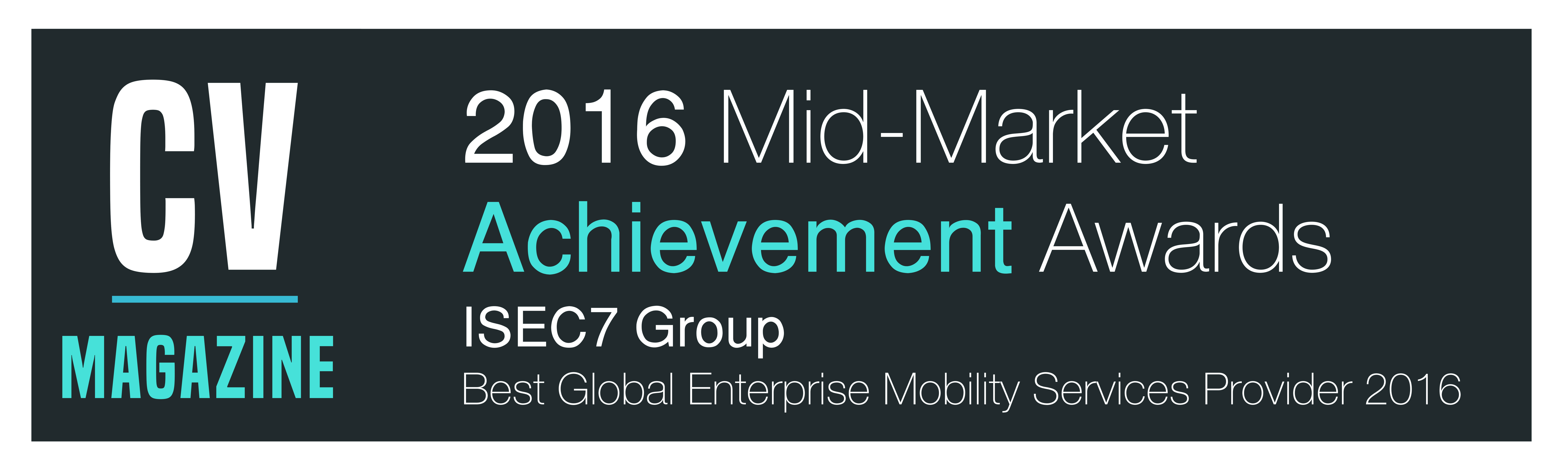 ISEC7 ist der beste globale Enterprise Mobility Provider 2016, ISEC7 ...