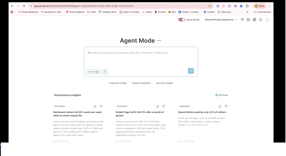Pendo stellt neuen Agent Mode vor, Pendo, Story - PresseBox