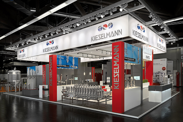 Neue Markeninszenierung von KIESELMANN auf der Brau Beviale 2014, KECK ...