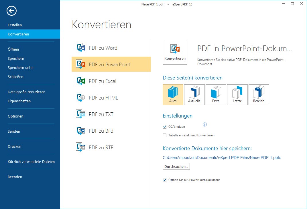 PDFs erstellen, bearbeiten, konvertieren und sichern mit PDF Experte 10 Professional, Avanquest ...