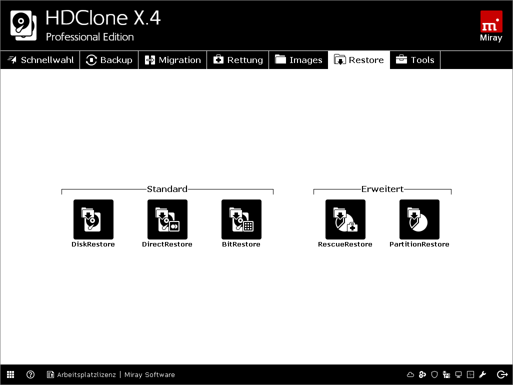 Optimierte Klon- und Backup-Software HDClone X.4, Miray Software AG, Story - PresseBox