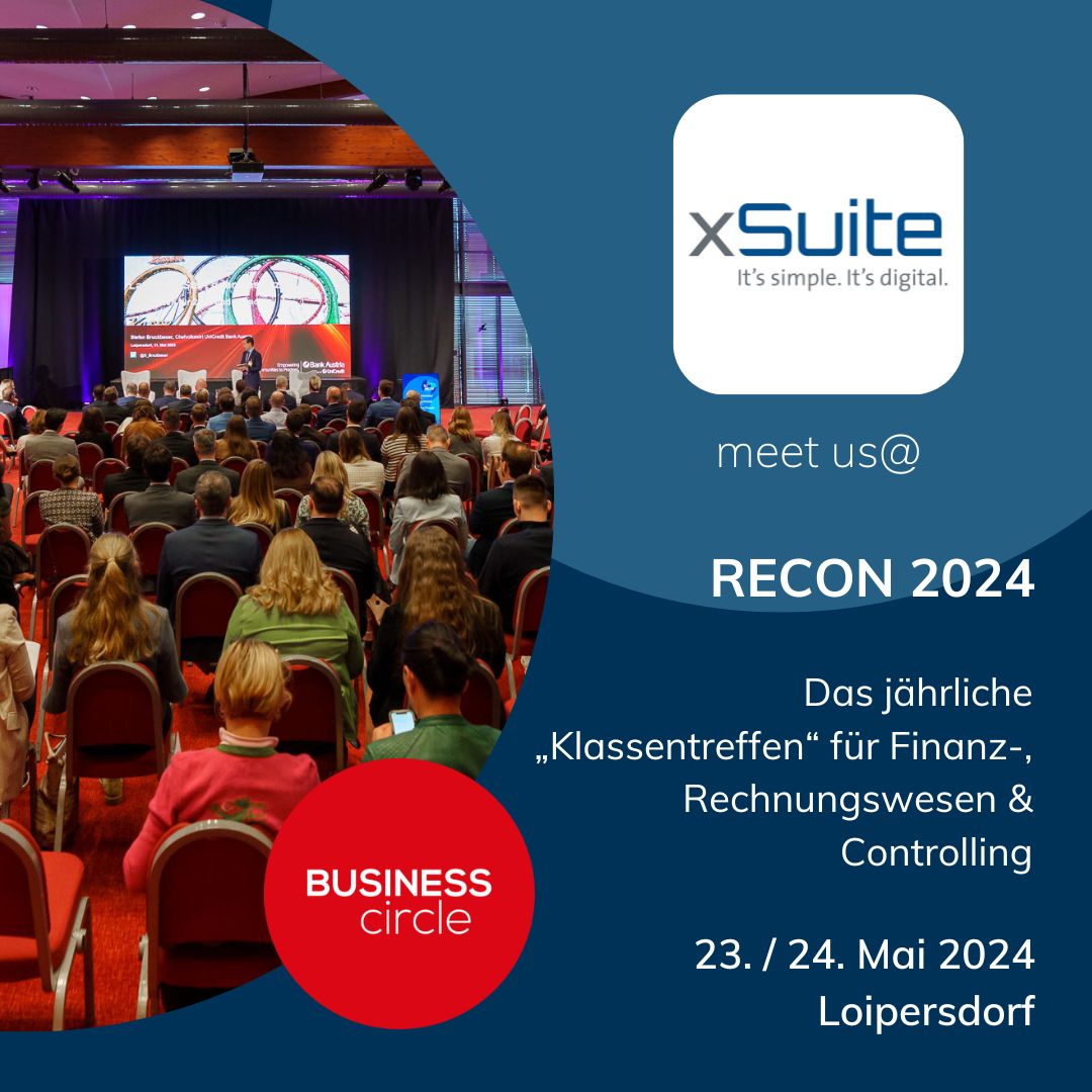 RECON 2024: xSuite informiert über die E-Rechnung, xSuite Group GmbH ...