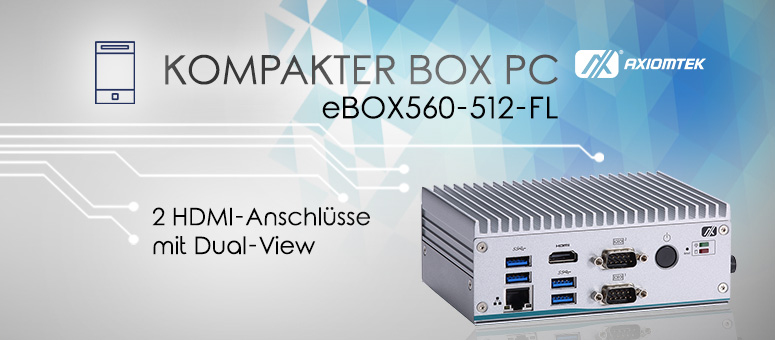 AXIOMTEKs kompakter und leistungsfähiger Box-PC mit 4K-Auflösung ...