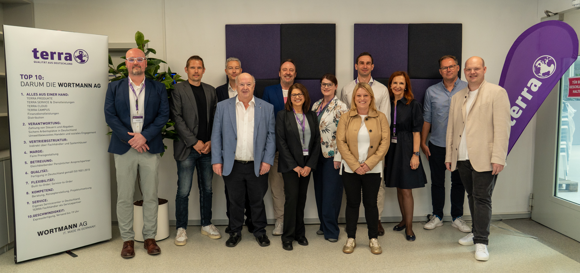 Microsoft aus den USA zu Besuch bei der WORTMANN AG, WORTMANN AG, Story ...