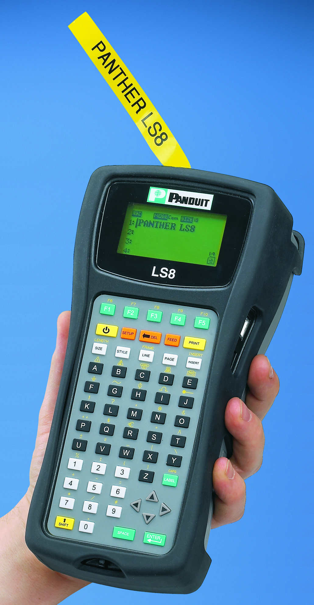 Der neue PanTher LS8 Thermotransferdrucker von PANDUIT™ erlaubt keine ...