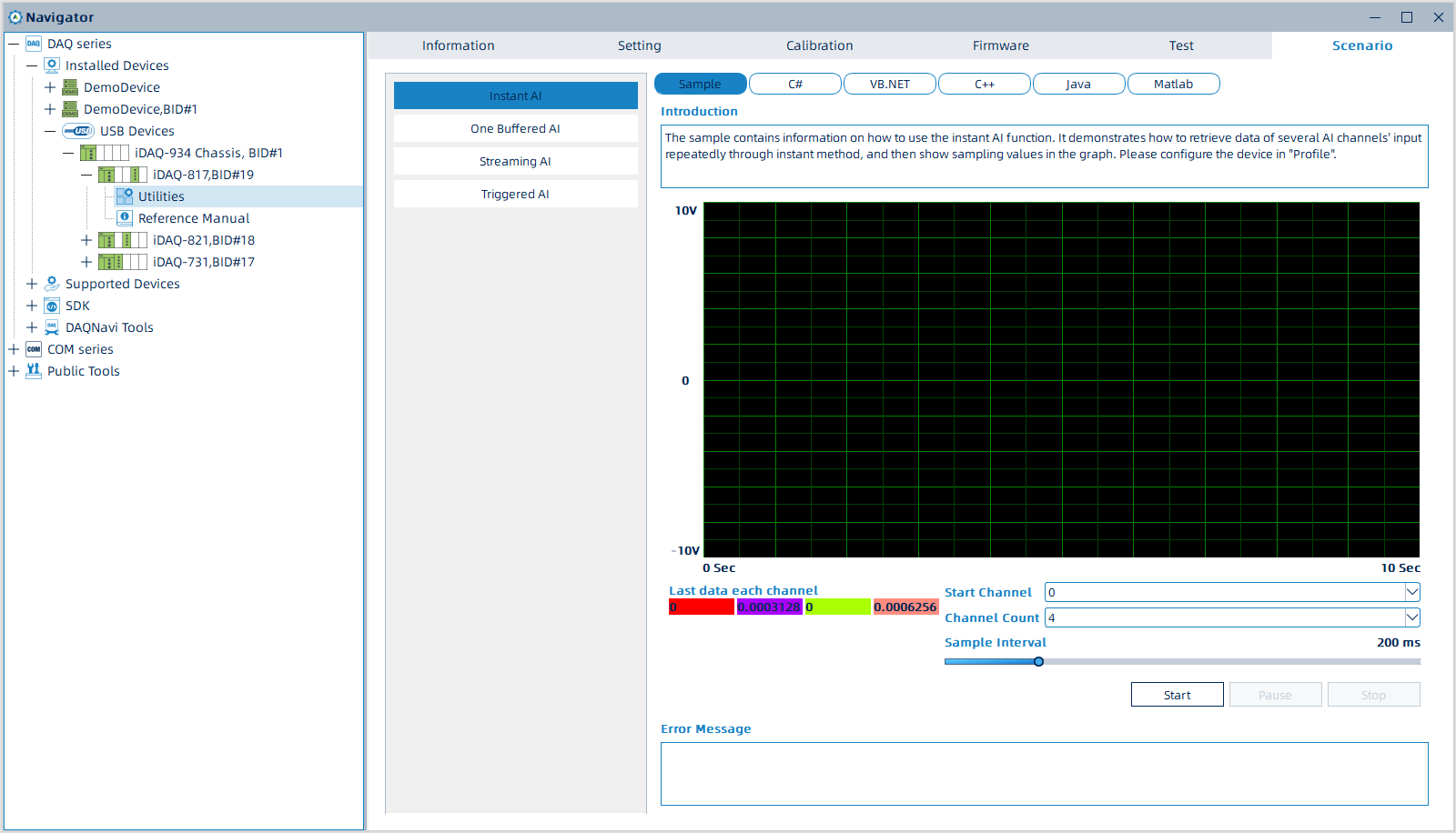 Modulares DAQ Test- und Prüfsystem mit USB 3.0 Anschluss, AMC ...
