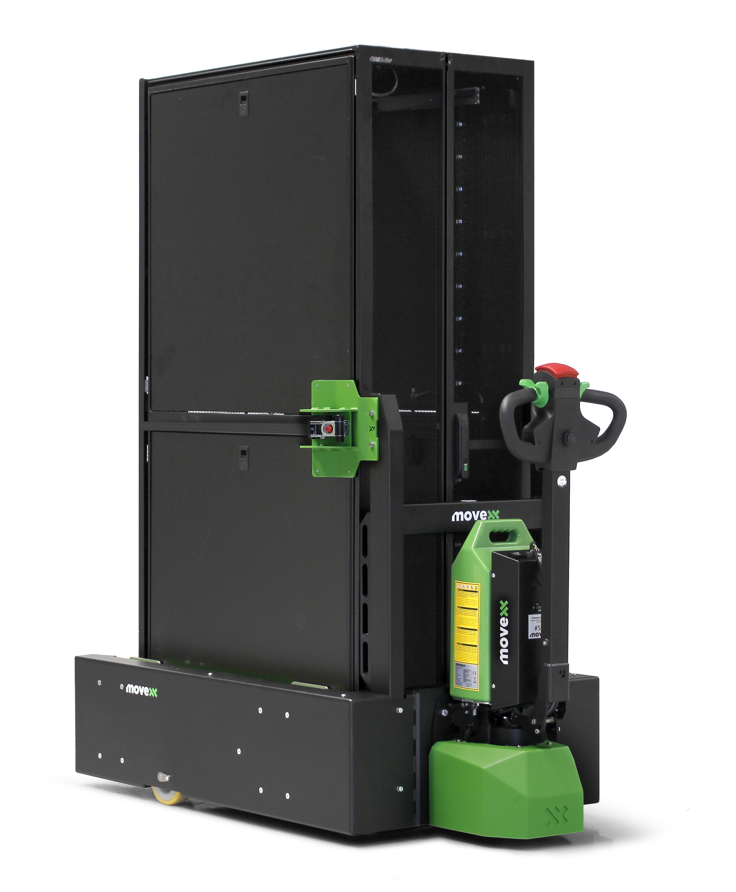 Vollbestückte Racks mit nur einer Person einfach und sicher im ...