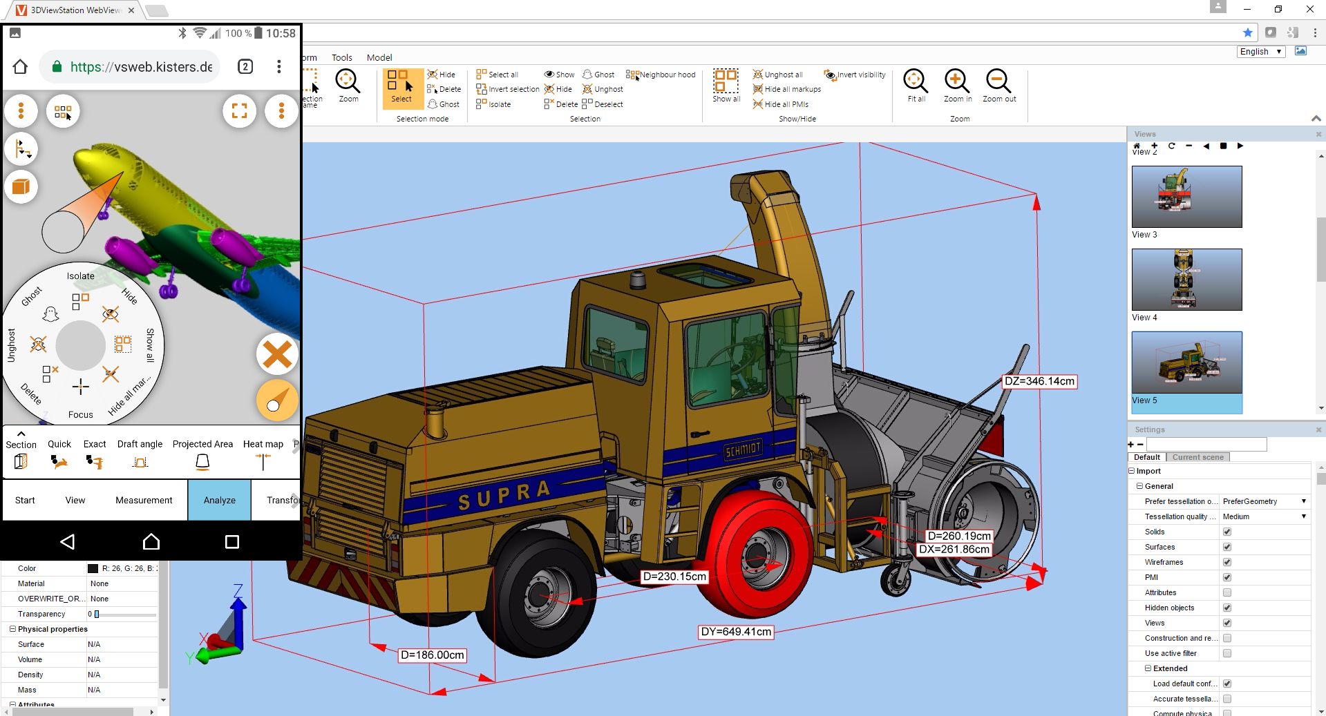 True mobile visualization for CAD data from many sources, KISTERS AG ...