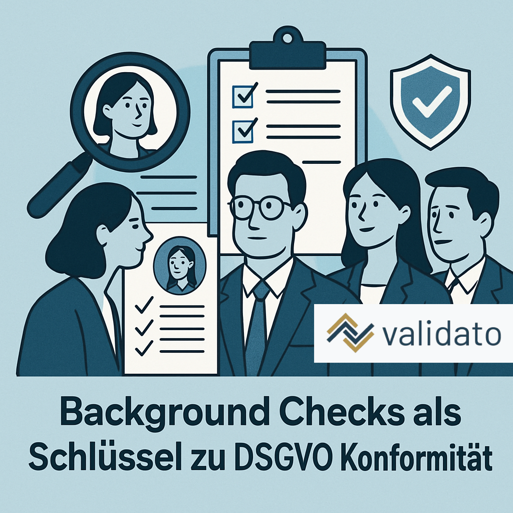 Compliance im Fokus: Background Checks als Schlüssel zu DSGVO Konformität, Validato AG, Story ...