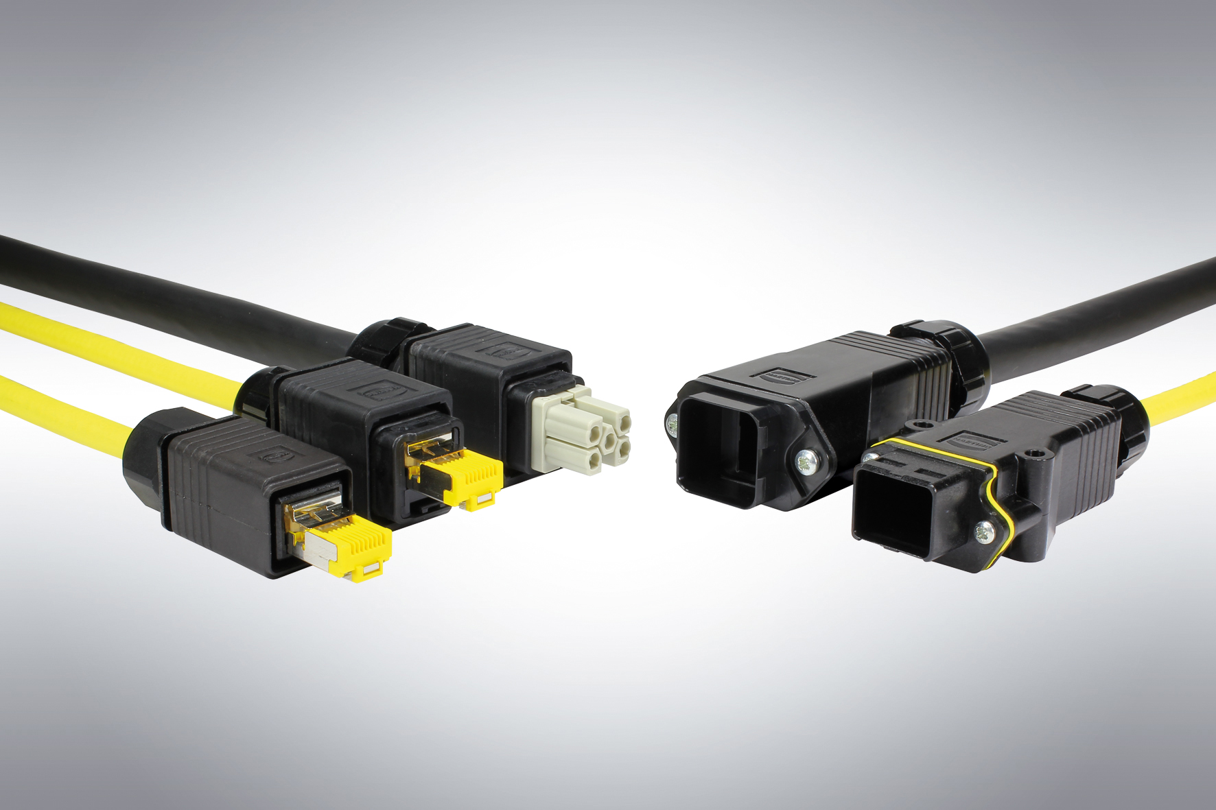 Flexibel verkabeln: Han® PushPull-Kupplungsgehäuse, HARTING Deutschland GmbH & Co. KG, Story ...