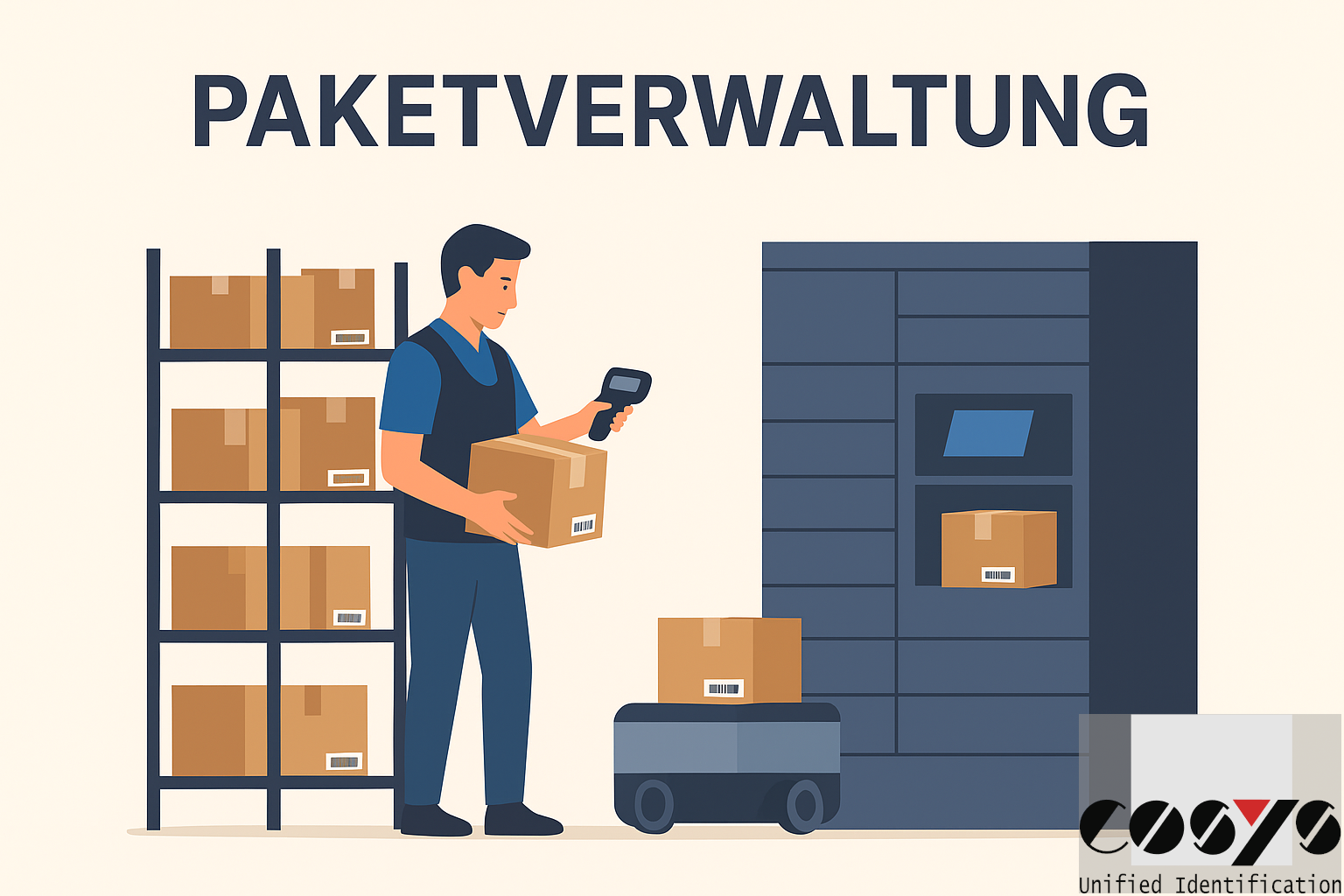 Moderne Paketverwaltung mit COSYS für Logistik und Unternehmen, Cosys Ident GmbH, Story - PresseBox