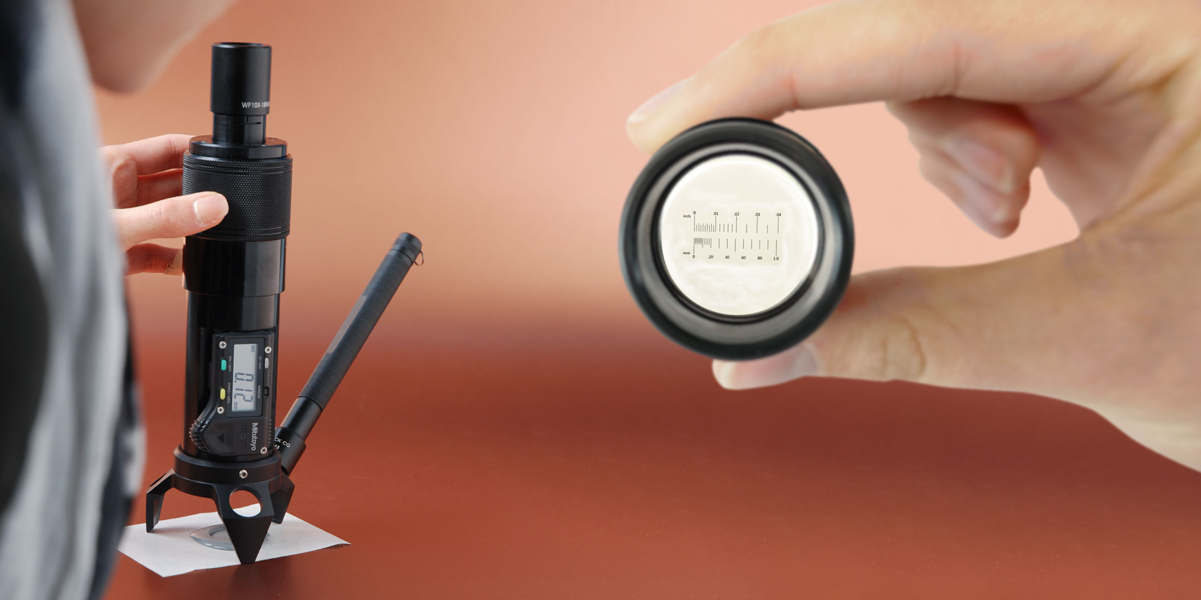 Tiefen- und Breitenmessung von Beschädigungen, TELEMETER ELECTRONIC ...