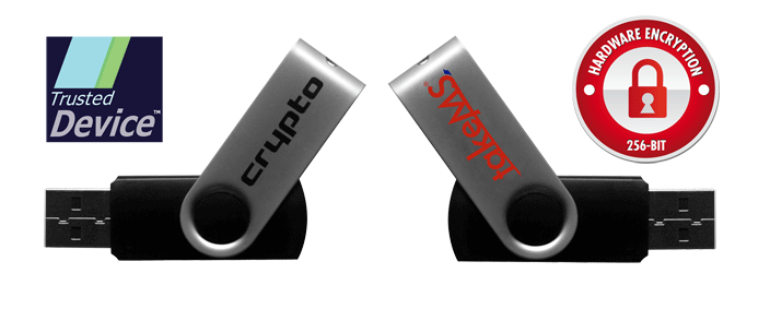 Portable maximum security unit with modern 256 Bit AES hardware ...