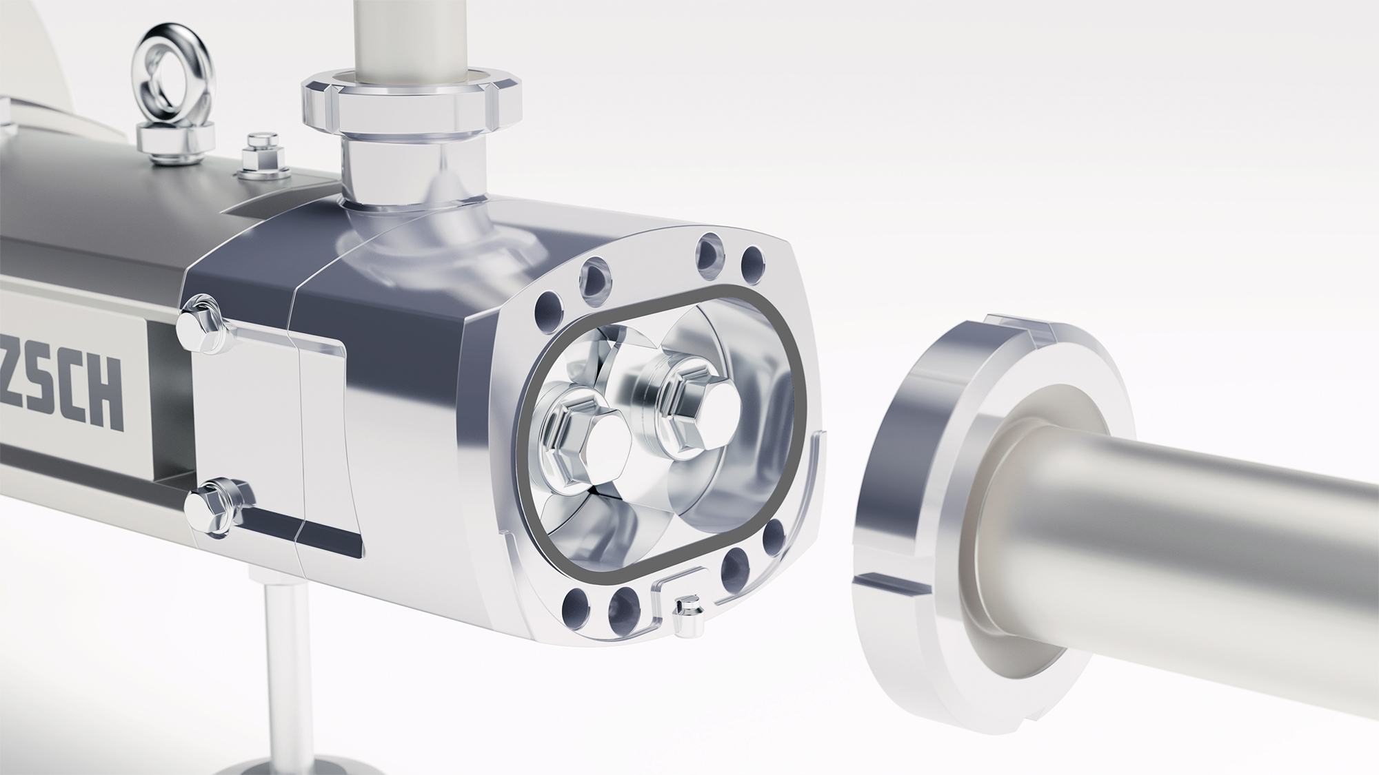 NETZSCH developed a multi-screw pump for hygienic applications: The ...