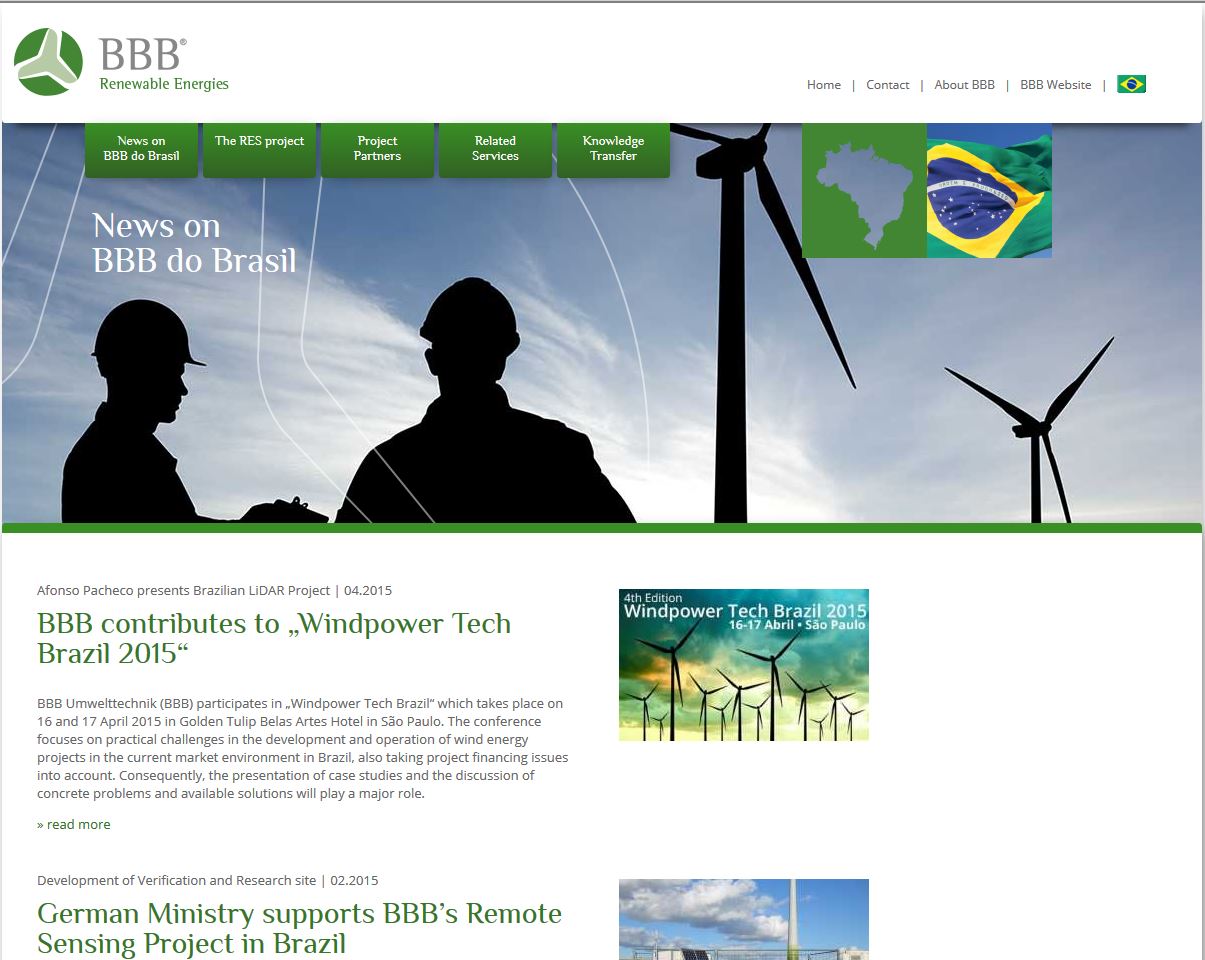 New Microsite covering BBB‘s Brazil Project, Ramboll Deutschland GmbH ...