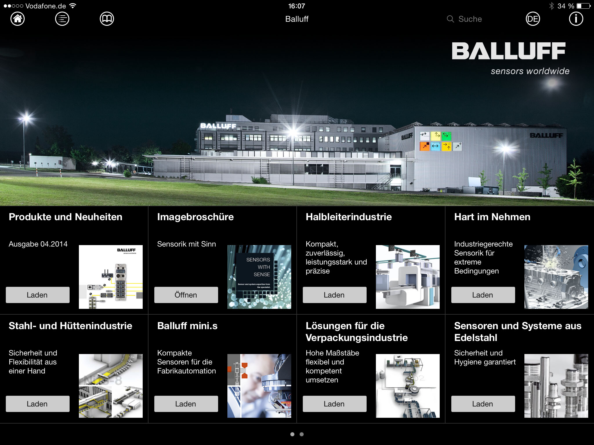 Kostenlose Balluff App, Balluff GmbH, Story - PresseBox