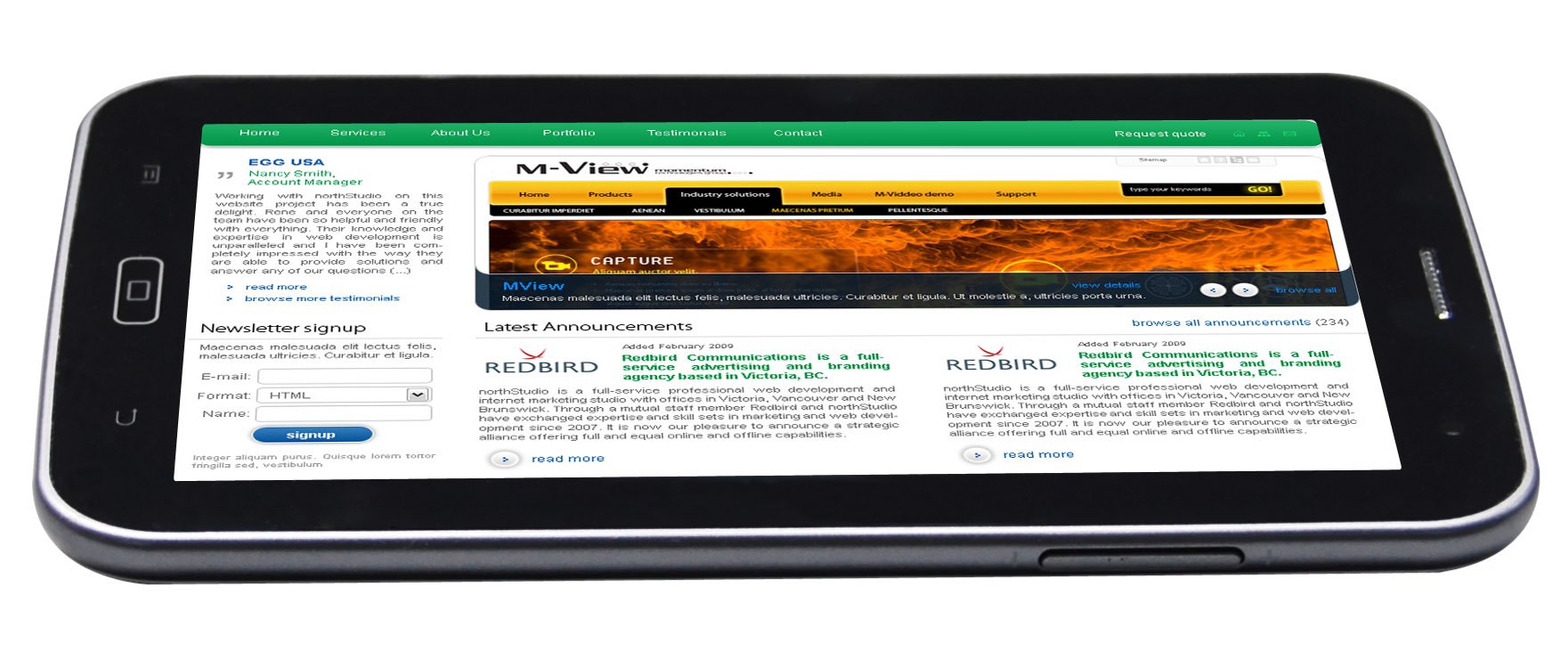 Xoro TelePAD 732, MAS Elektronik AG, Story - PresseBox