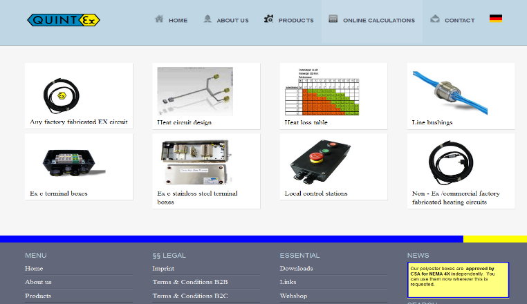 Quintex Homepage for all communication devices, Quintex GmbH, Story ...