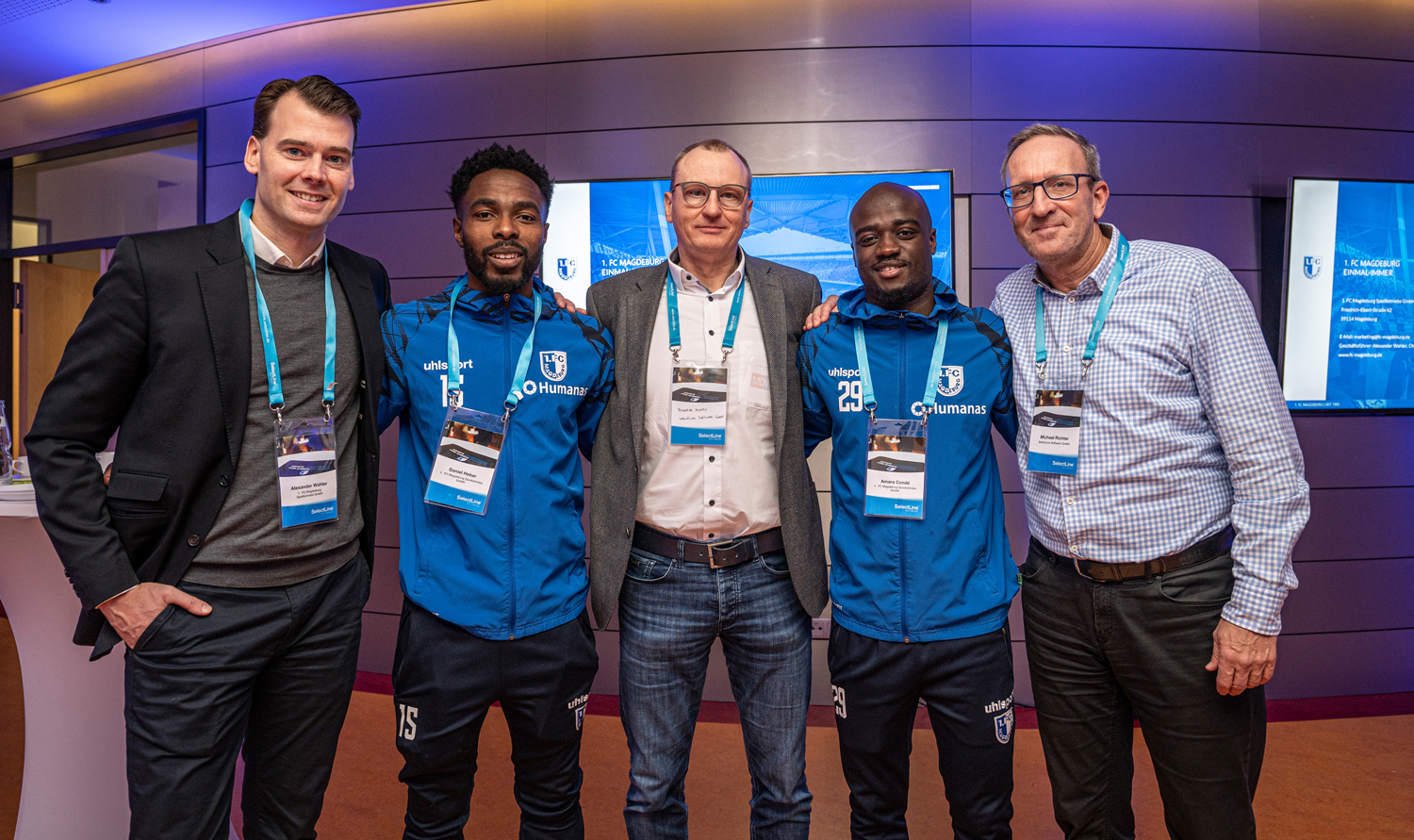 SelectLine Software GmbH und 1. FC Magdeburg laden zum Netzwerken ein ... SelectLine Software GmbH und 1. FC Magdeburg laden zum Netzwerken ein ...