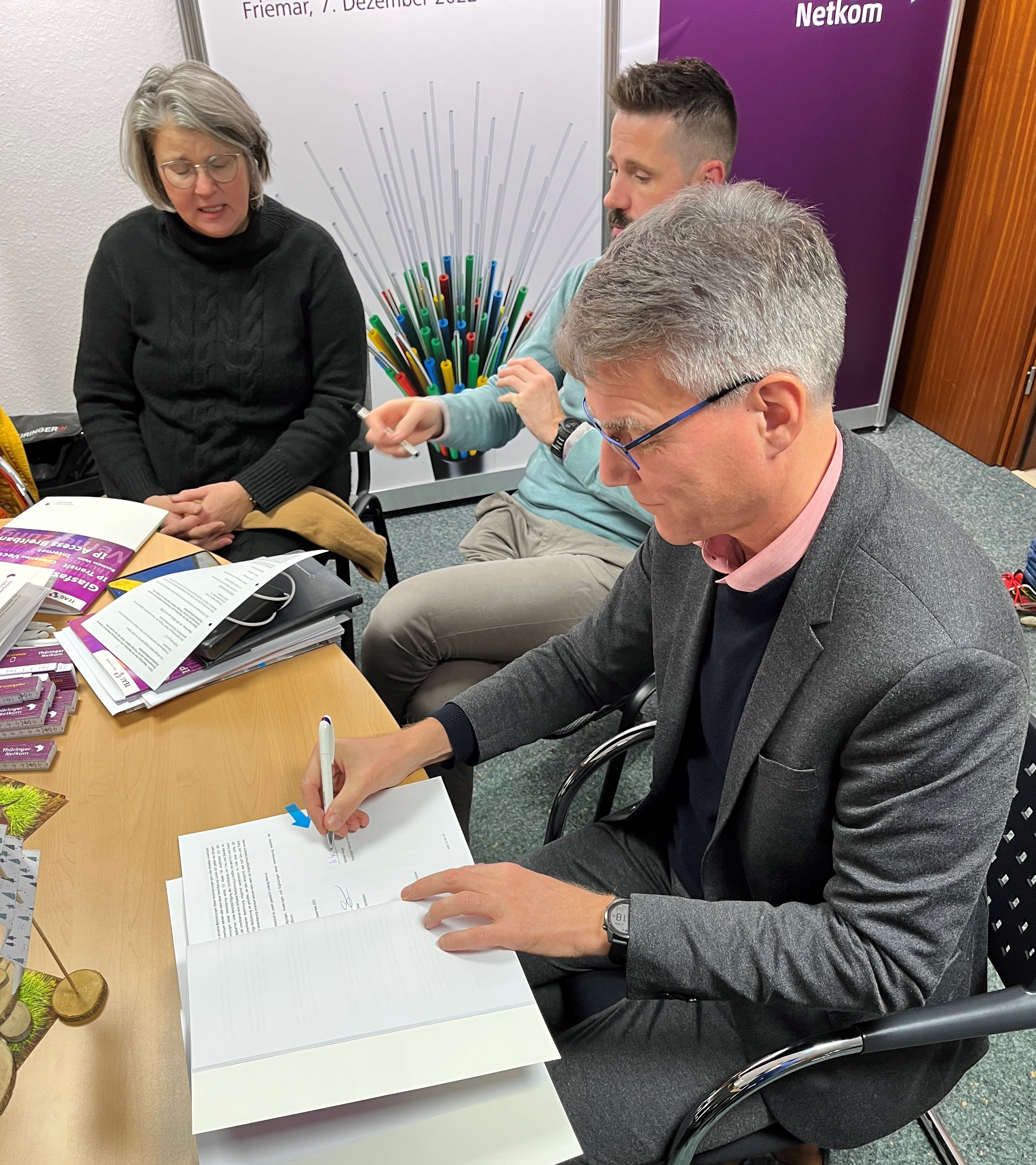 VG Nesseaue baut Glasfasernetz – Thüringer Netkom investiert acht Mio. Euro, TEAG Thüringer ...