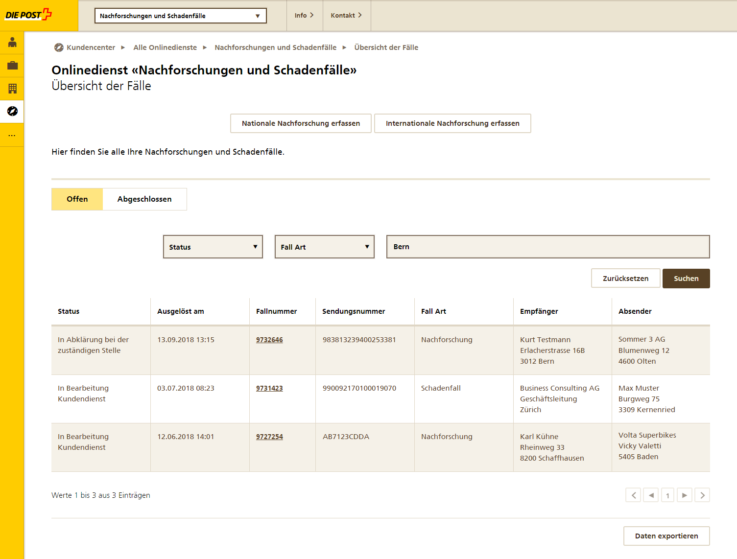 BSI programmiert Kundenportal für die Schweizerische Post, BSI Business ...