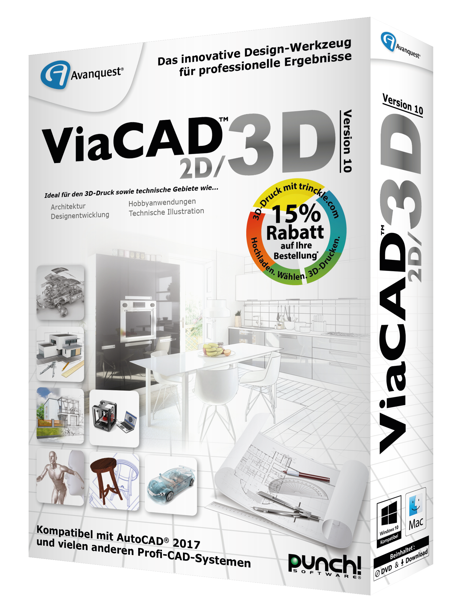 Bedienungsfreundliches CAD-Design und 3D-Druck mit ViaCAD 10, Avanquest ...