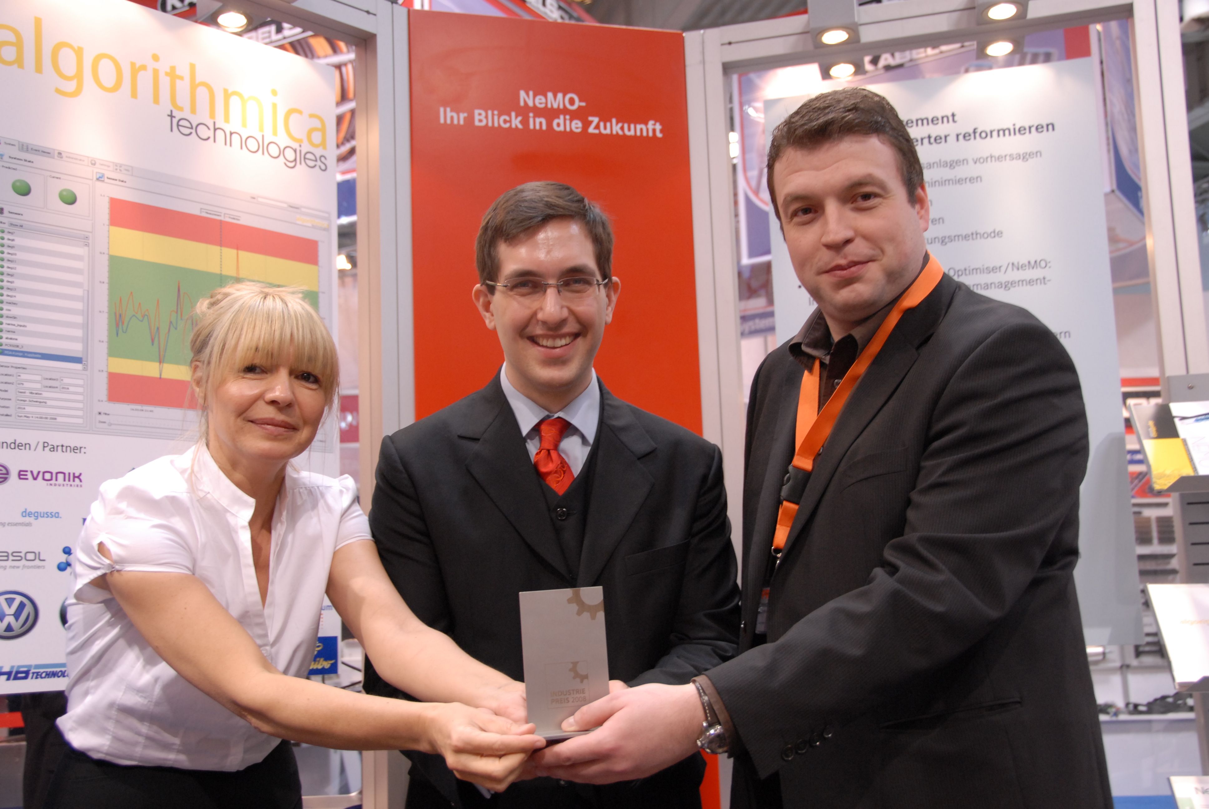 NeMO gefunden! algorithmica technologies Gesamtsieger des INDUSTRIEPREISES 2008, Initiative ...