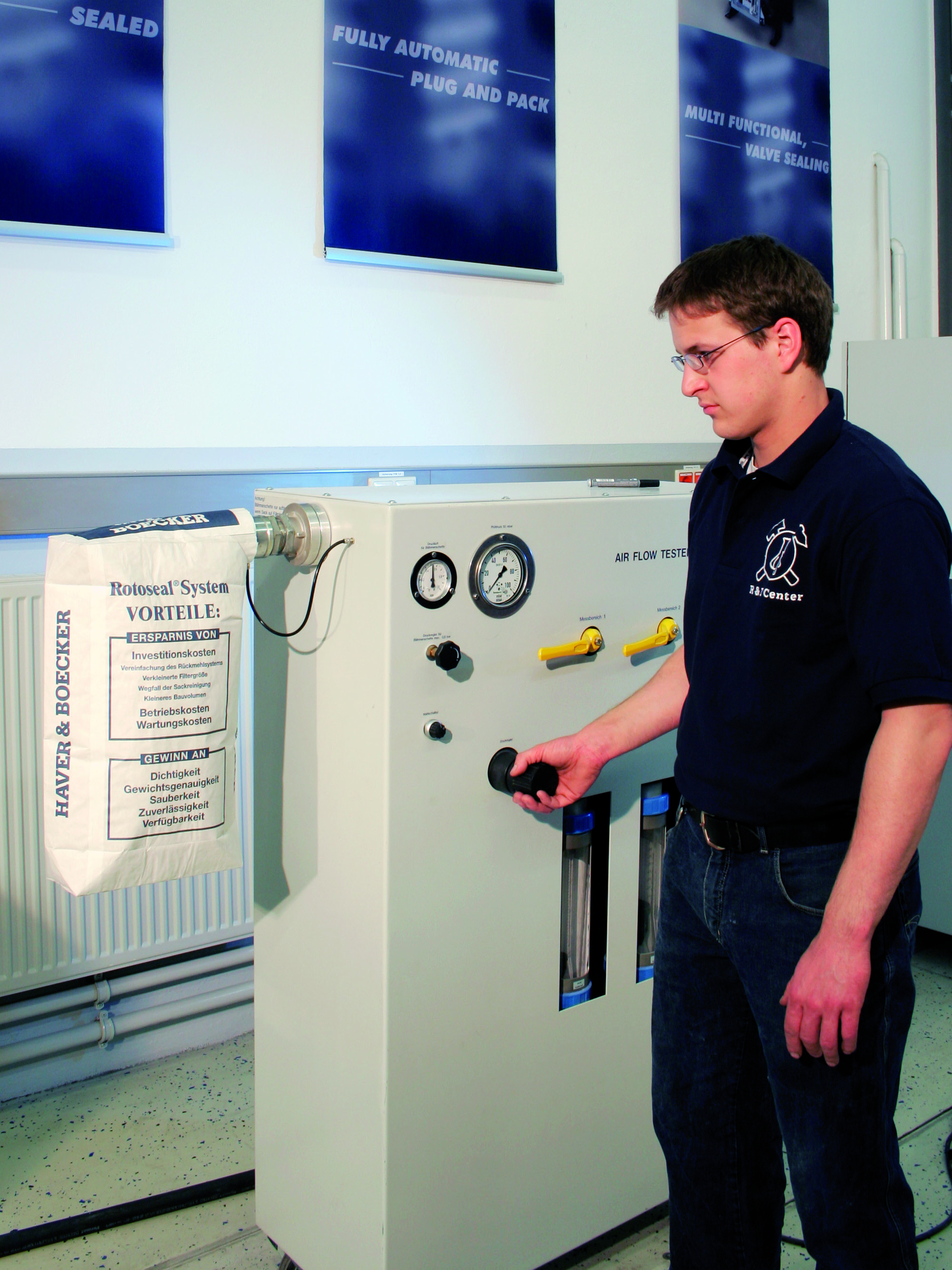 HAVER Airflow Tester makes choosing the right bag a lot easier, HAVER ...