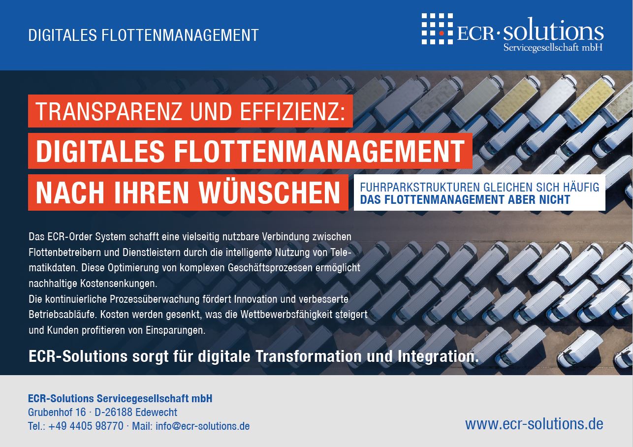 Steigern Sie Ihre Flotteneffizienz mit dem ECR Solutions Ordersystem ...