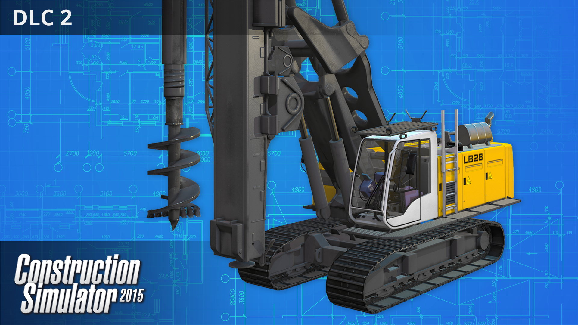 Construction Simulator 2015: Liebherr LB28 - Rotary drilling rig ...