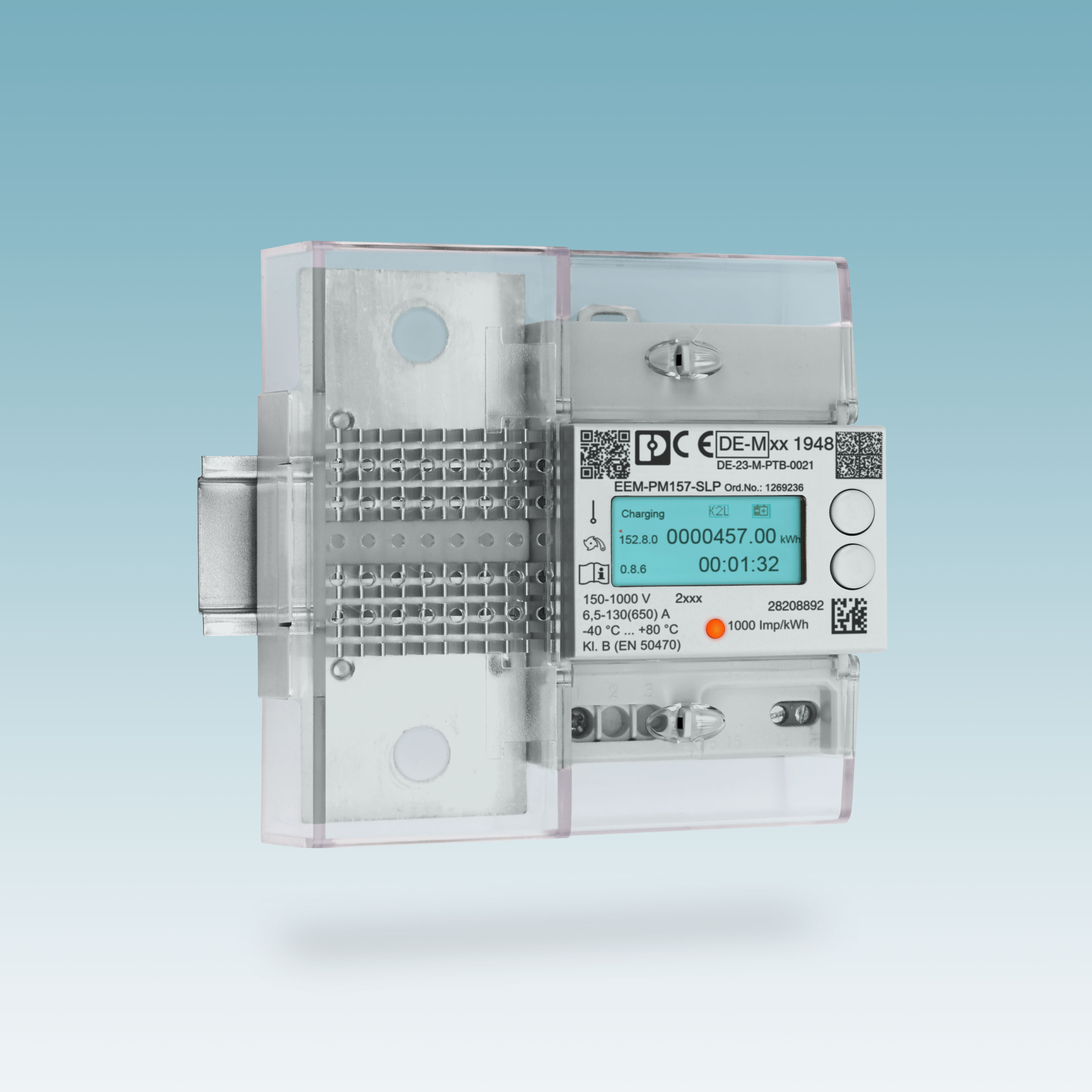 Platzsparender EMpro DC-Energiezähler für eine manipulationssichere ...