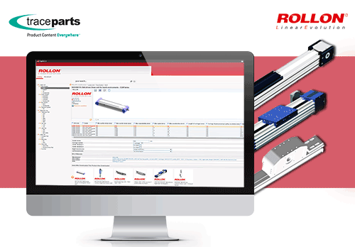 Rollon partners with TraceParts to publish its 3D catalogs of linear ...