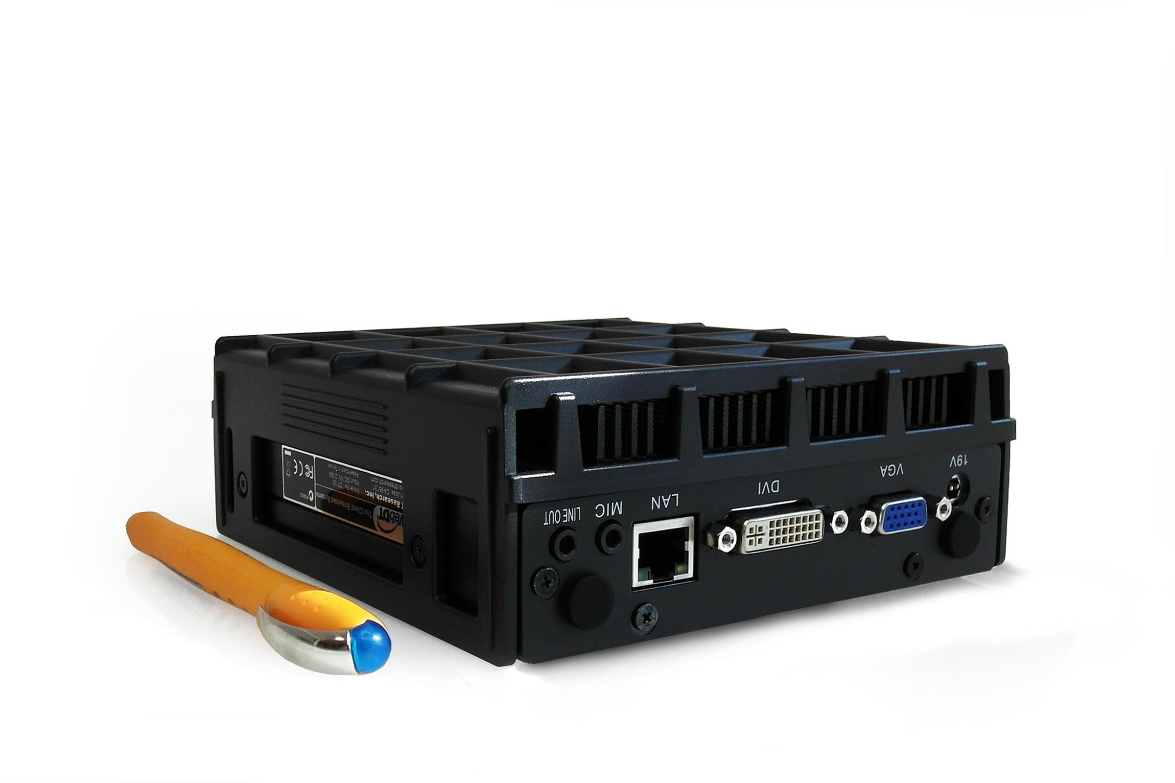 Fanless Mini-PC with 1.65 GHz Dual Core Processor and ATI HD-Graphics ...