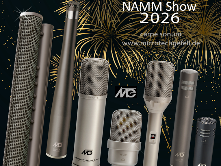 Microtech Gefell at the NAMM Show 2026 in Anaheim, California ...
