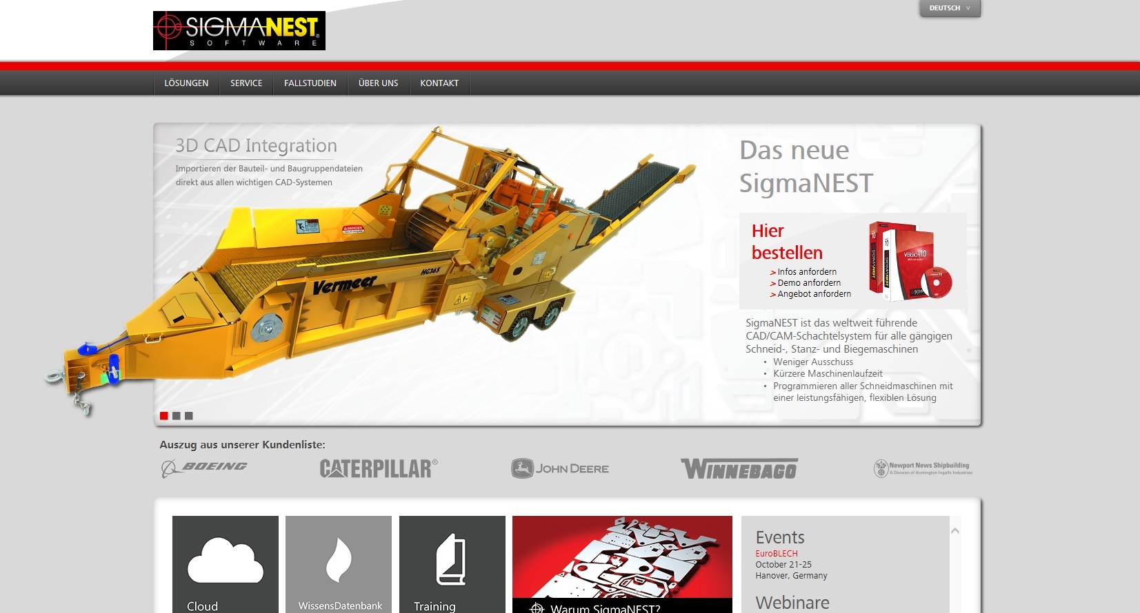 SigmaNEST Systems startet Deutsche SigmaNEST.com Webseite, SigmaNEST ...