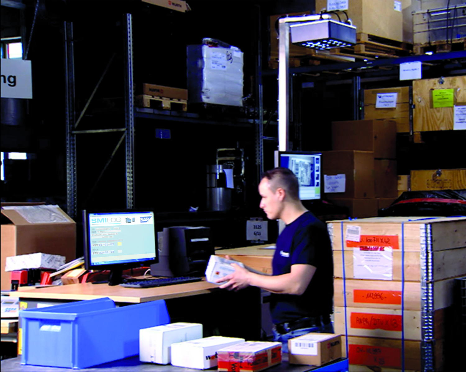 Automatische Barcode-Erfassung mit SAP-Anbindung, VITRONIC Machine ...