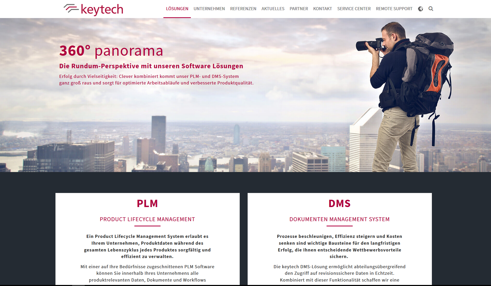 keytech verpasst der eigenen Website einen neuen Anstrich, PROCAD International GmbH, Story ...